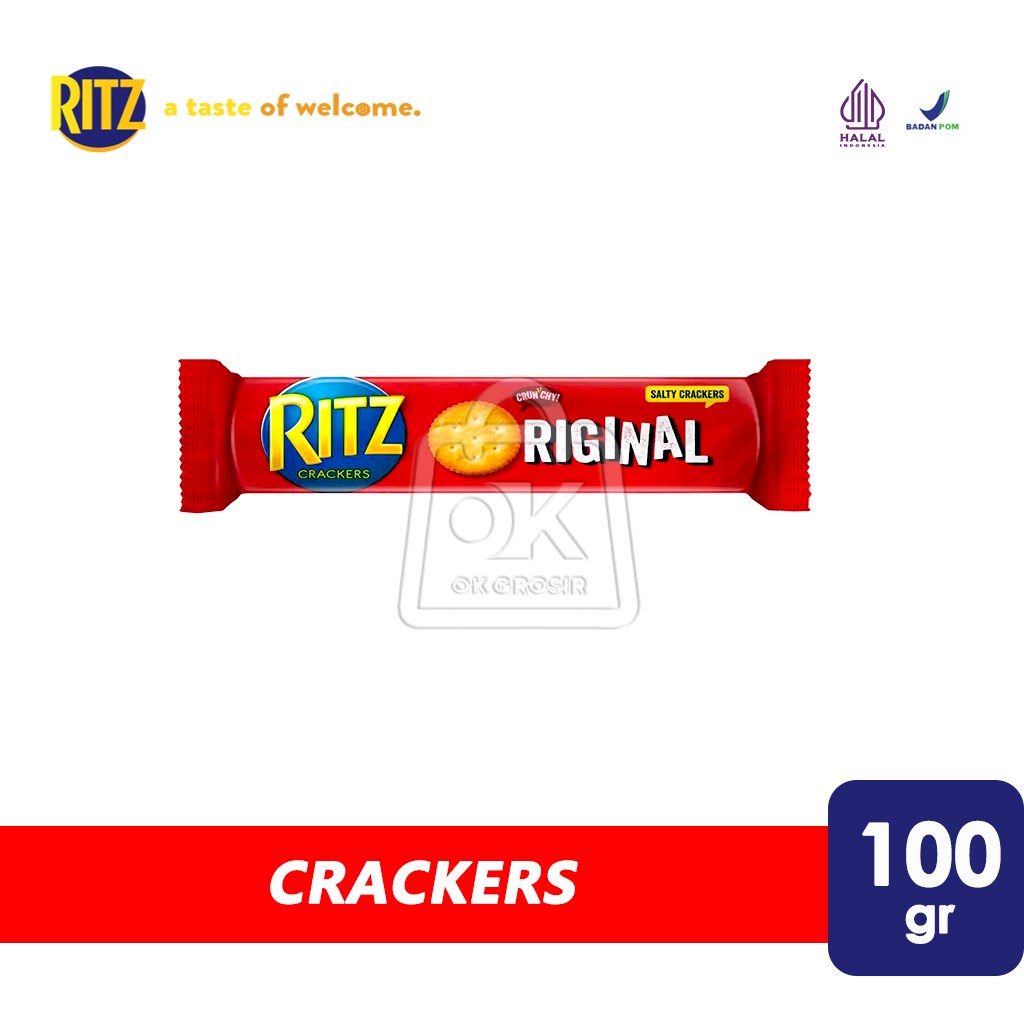 Jual Biskuit RITZ Krakers Biscuit Cracker (Roll 100 gr) | Shopee Indonesia