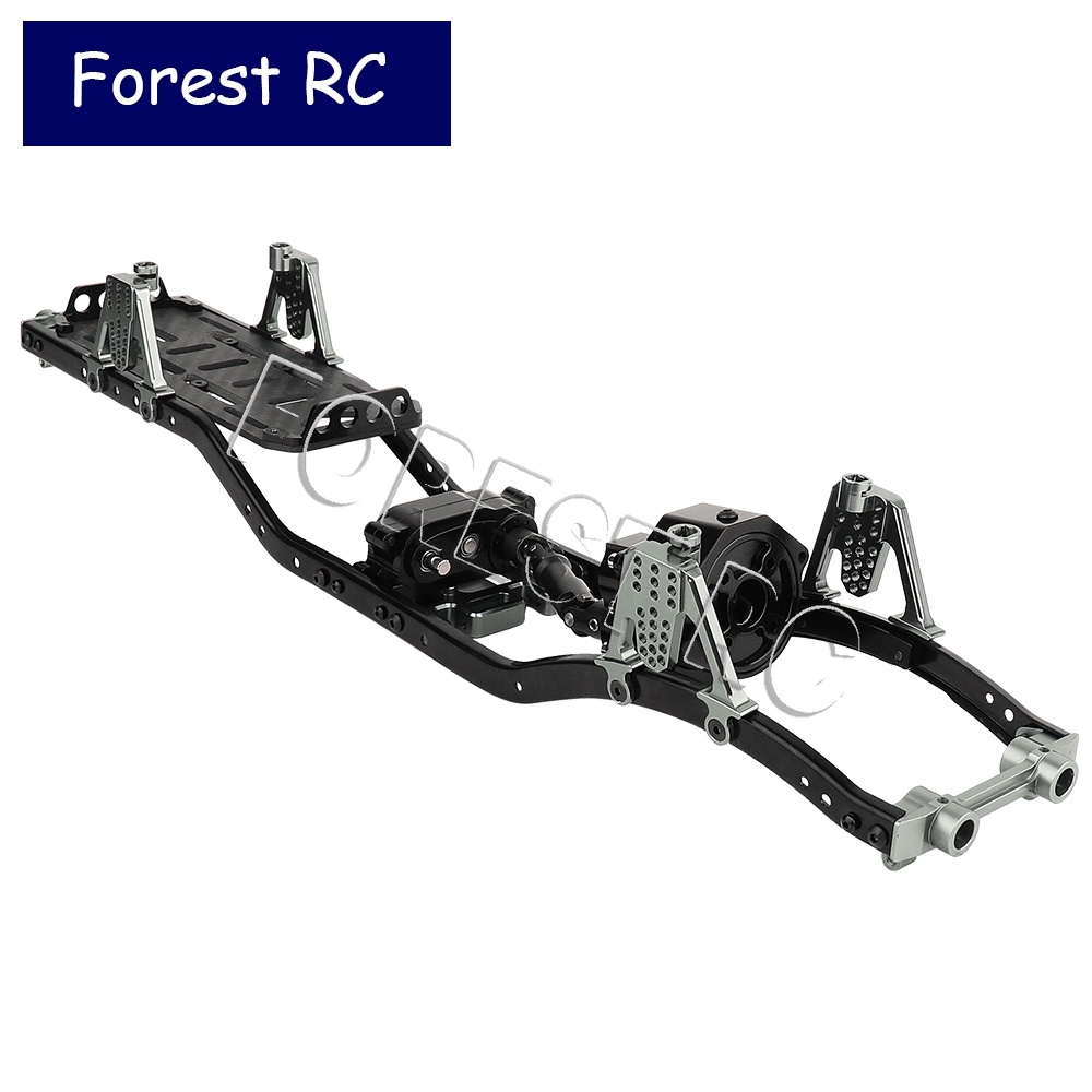 Jual 313mm 12.3" Wheelbase Metal Chassis Frame with Prefixal Shiftable Gearbox for 1/10 RC ...