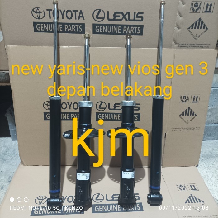 Jual Auto2000 - shockbreaker toyota new yaris vios limo gen 3 depan belakang | Shopee Indonesia