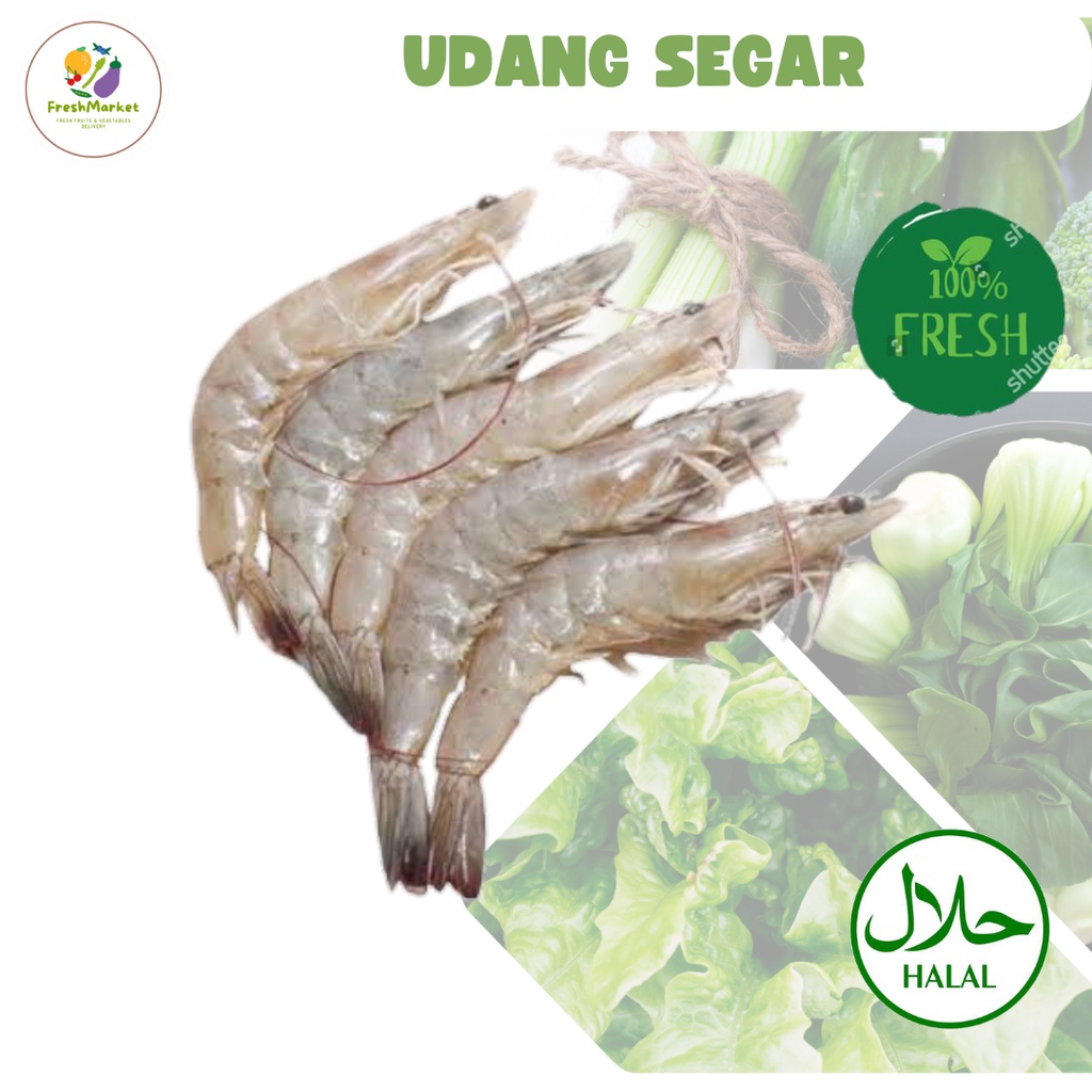 Jual Udang Segar 1 Kg Freshmarketlampung | Shopee Indonesia