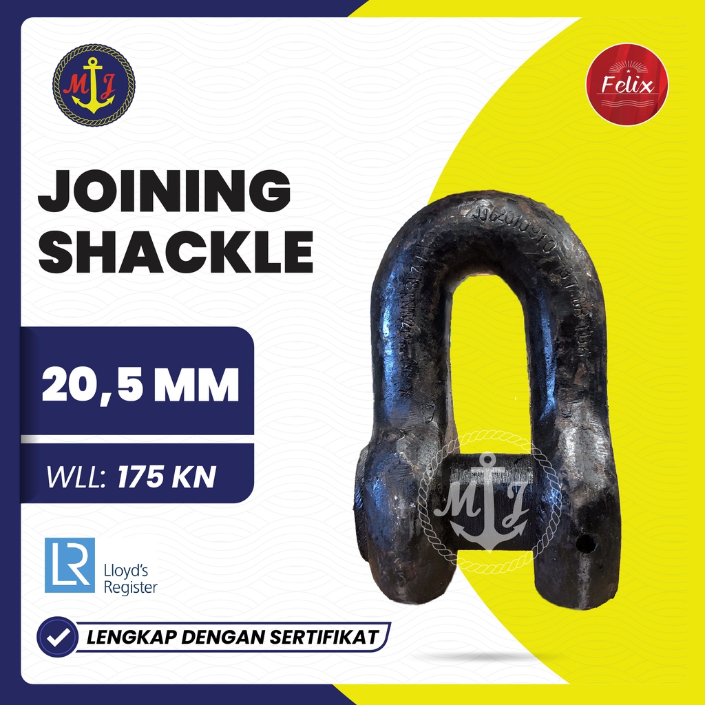 Jual JOINING SHACKLE 20,5 MM // SEGEL RANTAI JANGKAR | Shopee Indonesia