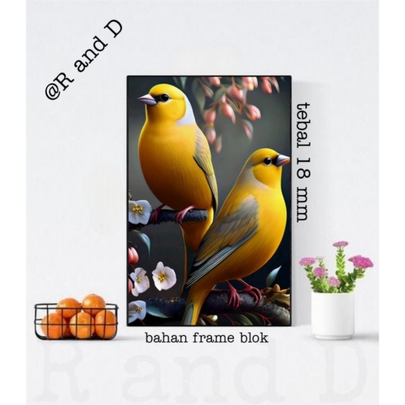 Jual Hiasan Dinding Gambar Burung Ukuran 47x31, Dekorasi dinding kamar ... Jual Hiasan Dinding Gambar Burung Ukuran 47x31, Dekorasi dinding kamar ...