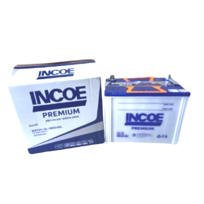 Jual Aki Mobil Basah Incoe Premium NX110 5L 80D26L 12Volt 70Ah | Shopee ...