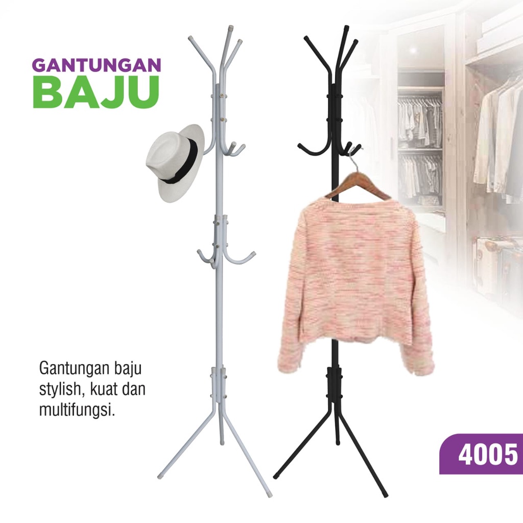 Jual Standing Stand Hanger Single Tunggal - Gantungan Berdiri Baju ...