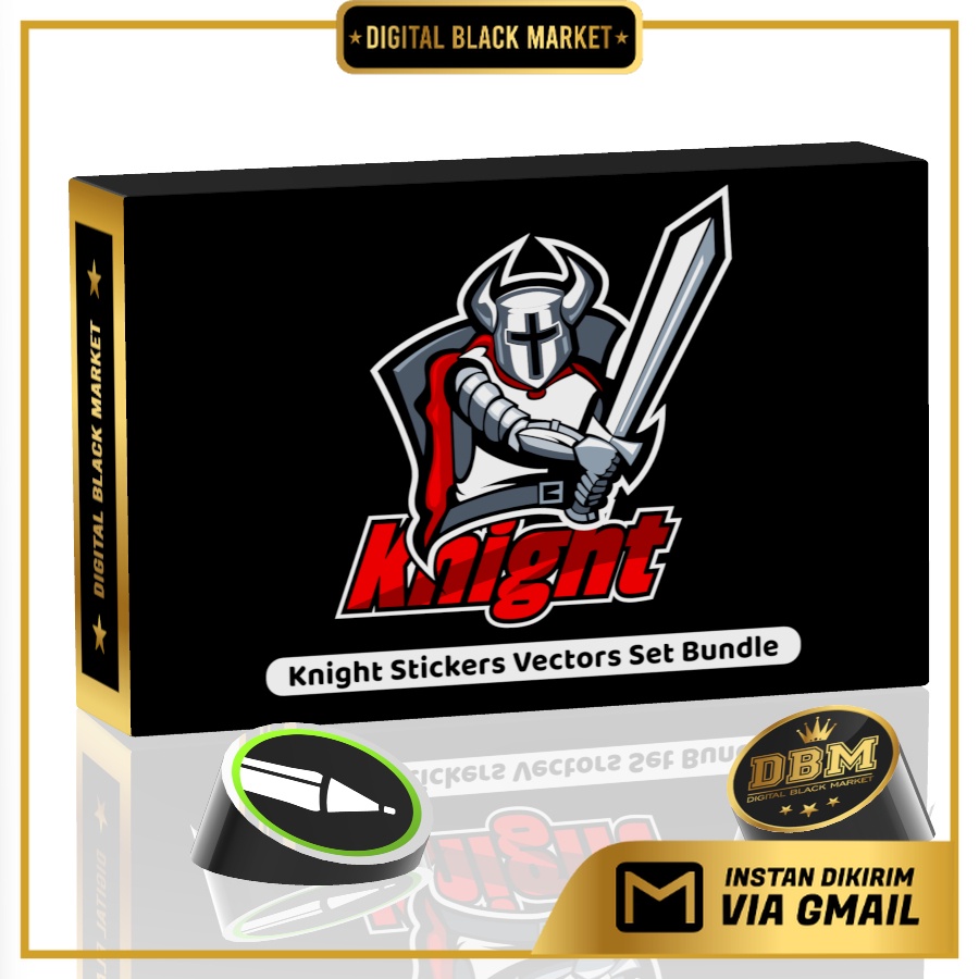Jual ID27104 - Knight Stickers Vectors Set CorelDraw | Shopee Indonesia