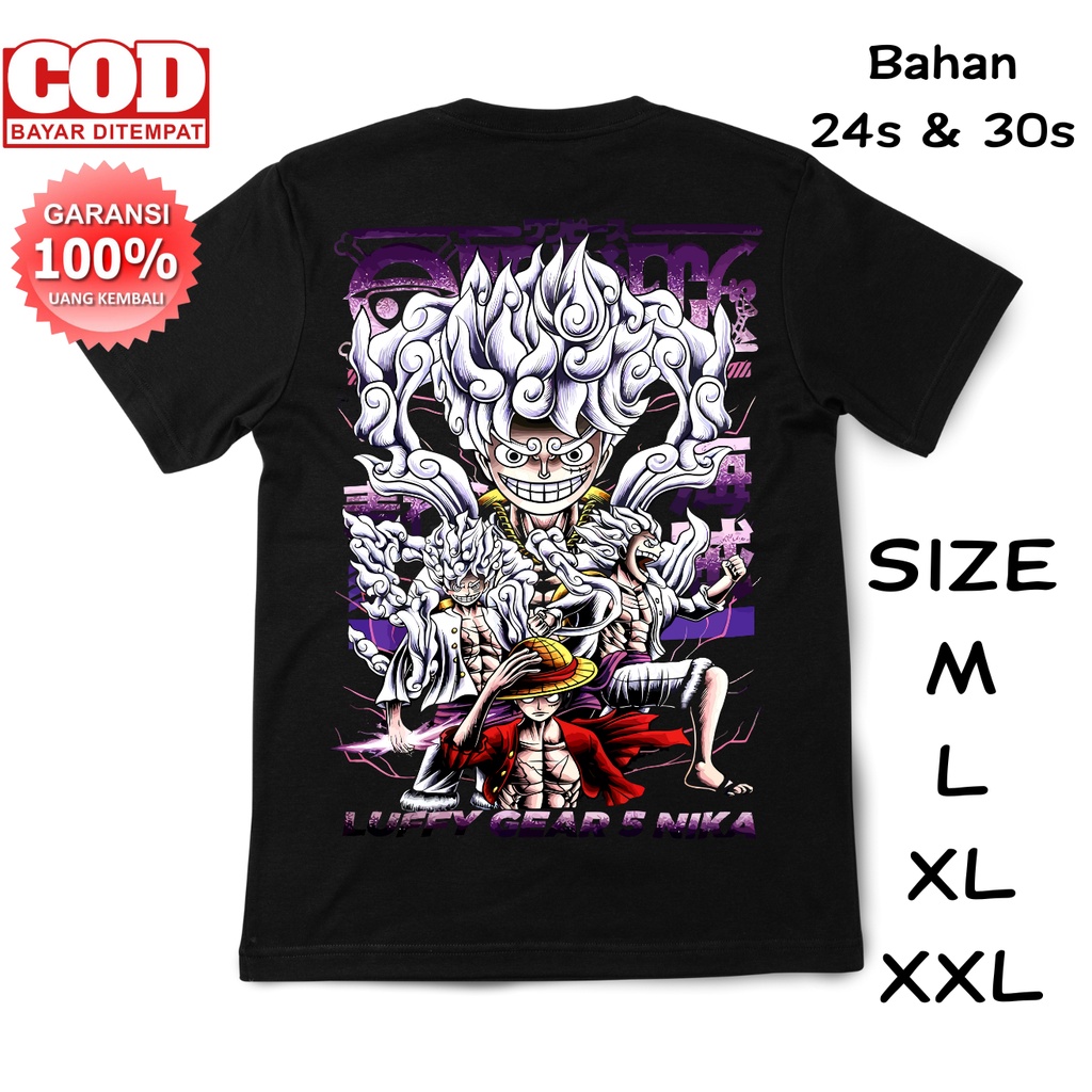 Jual PROMO COD KAOS LUFFY GEAR 5 HYPE KAOS ANIME ONE PIECE LUFFY GEAR 5 ...