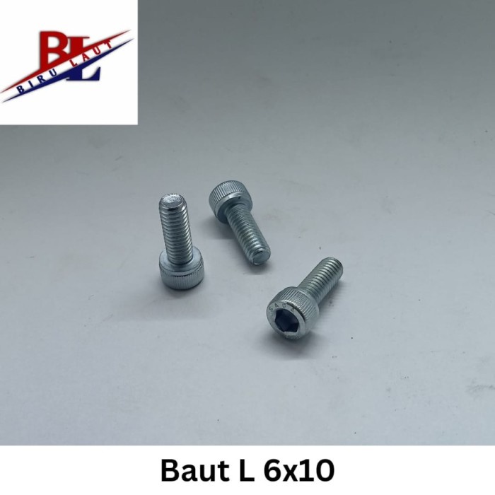 Jual CV Baut L galvanis 6x10mm ISI 50 PCS | Shopee Indonesia