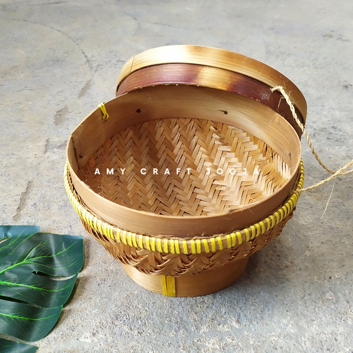 Jual Ceting Bambu d 24 cm/Cething Bambu/Wakul Nasa/Wadah Nasi/Tempat ...