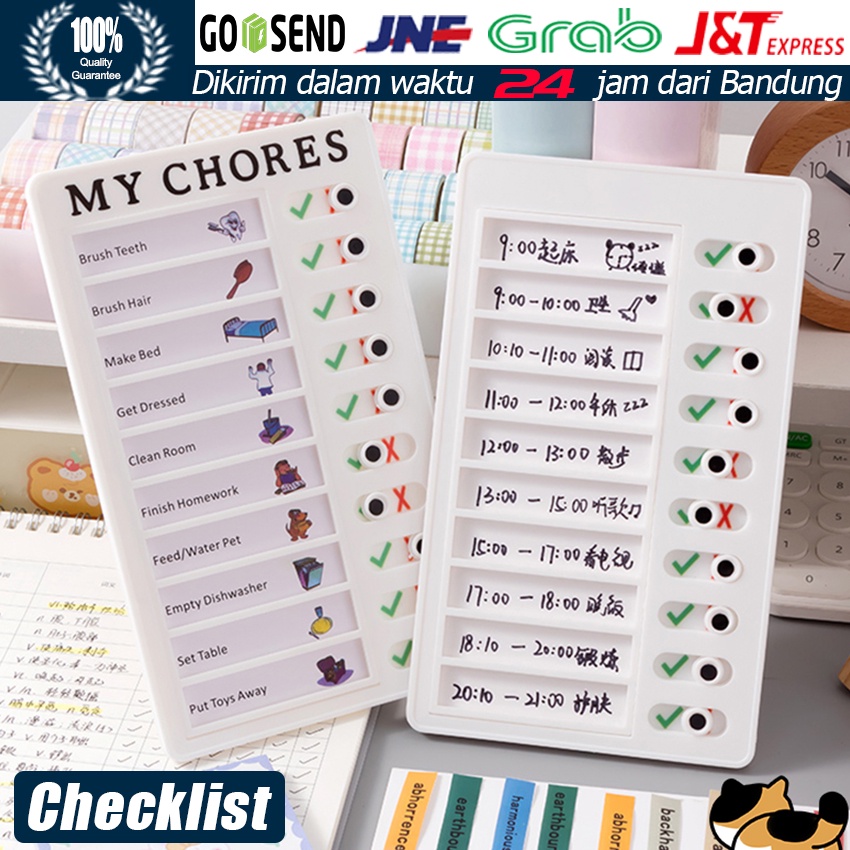 Jual Buku Catatan / Agenda / Jadwal Harian Simple Untuk Pelajar / Papan ...