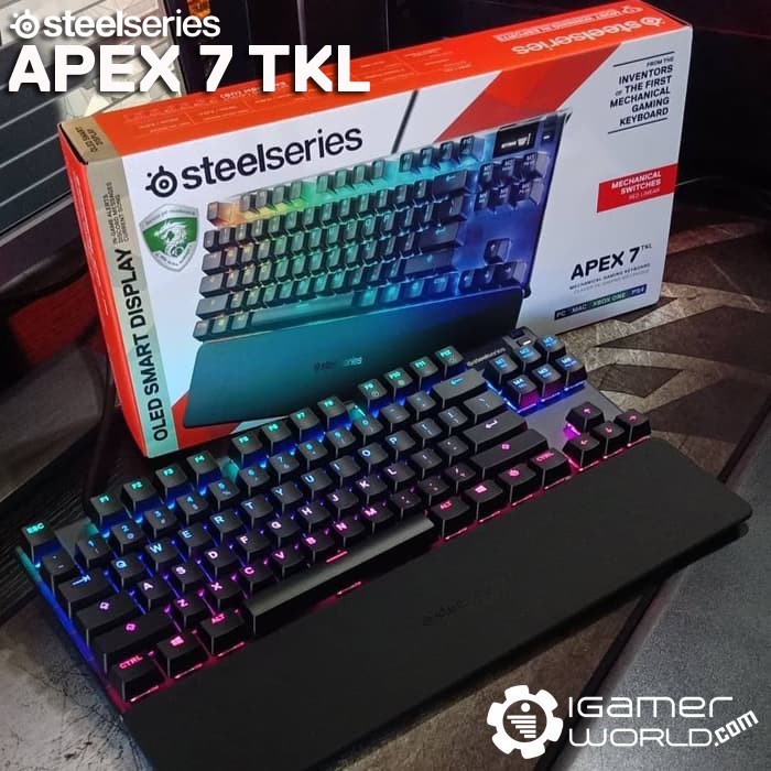 Jual Steelseries Apex 7 TKL Mechanical Keyboard - RED SWITCH | Shopee ...