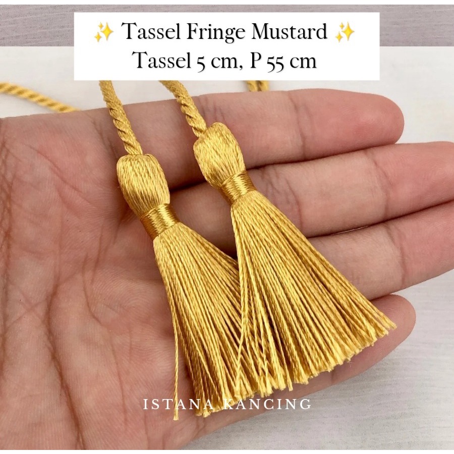 Jual Tassel Hampers Premium Rumbai Tali Panjang 55cm Cantik Aksesoris ...