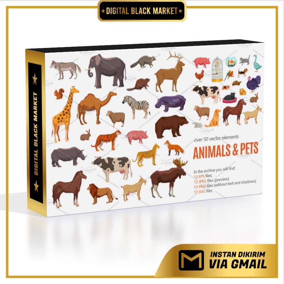 Jual ID31414 - Sale! Wild Animals And Pets Set 2154658 | Shopee Indonesia