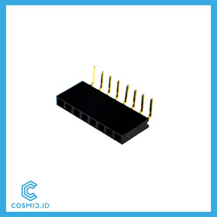 Jual Pin Header 8Pin Bengkok 2.54MM Soket Konektor Siku Strip 8 Pin 2. ...