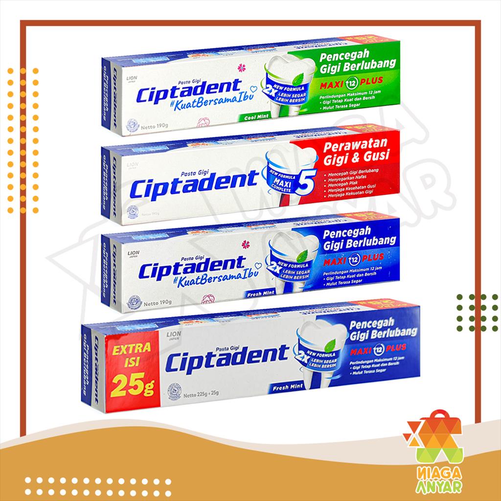 Jual NA CIPTADENT Pasta Gigi MAXI 12 / Odol Ciptadent MAXI Ukuran Besar ...