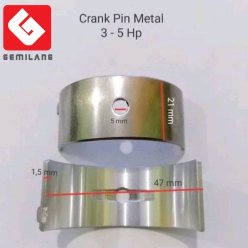 Jual Metal Jalan Crank Pin Metal Kompresor 3 dan 5 Hp | Shopee Indonesia