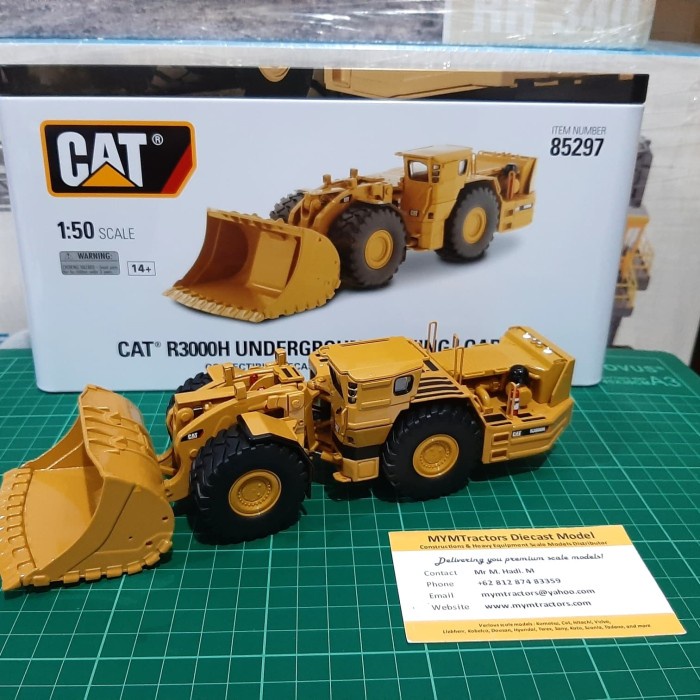 Jual Diecast Miniatur Caterpillar CAT R3000H Underground Loader (1:50 ...