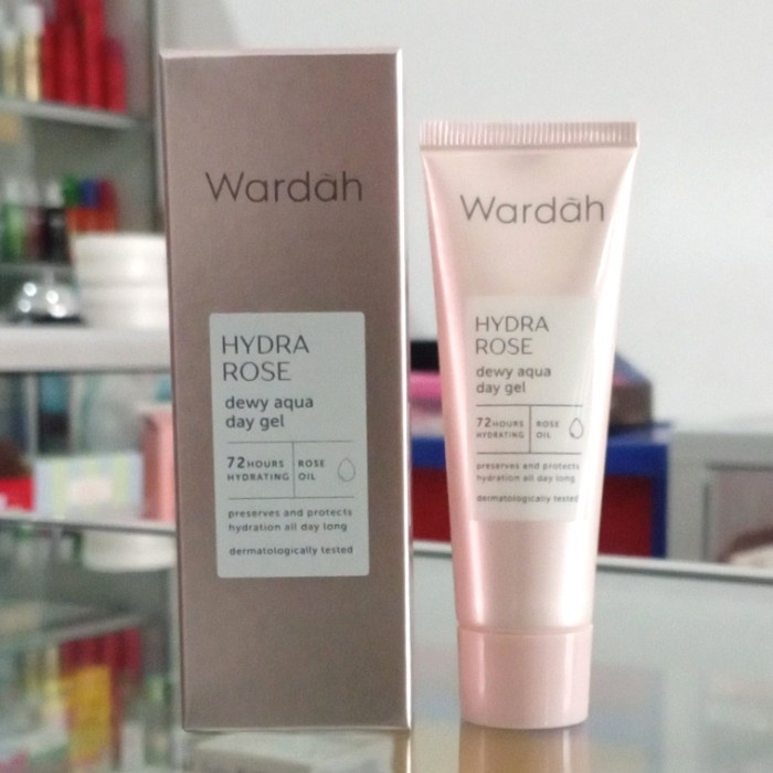 Jual wardah hydra rose dewy aqua day gel 17 ml | Shopee Indonesia