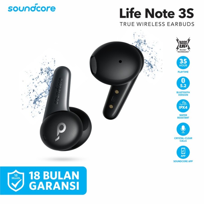 Jual Anker Soundcore Life Note 3S TWS True Wireless Earbuds Earphone ...