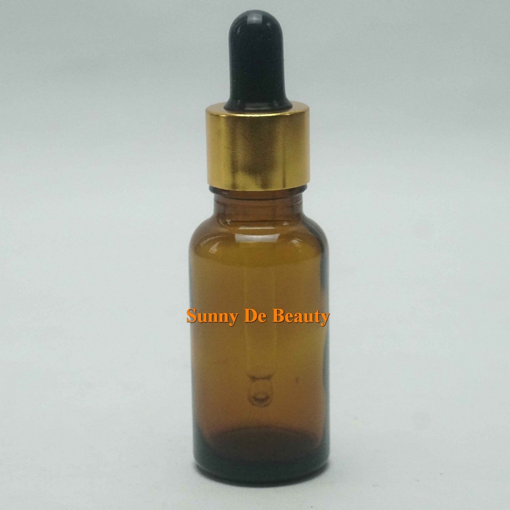Jual Botol Kaca 20 ml Amber Original Br Tutup Alumunium Shiny Pipete ...