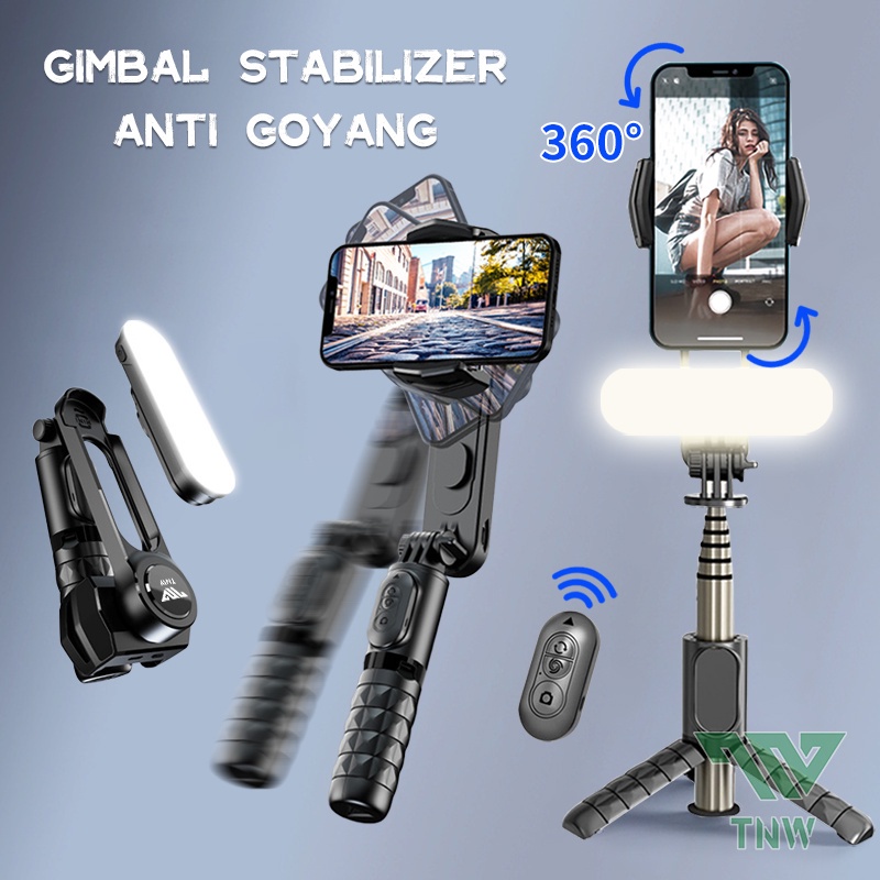 Jual TNW Gimbal Stabilizer Handphone Auto Balance Selfie Stick and ...