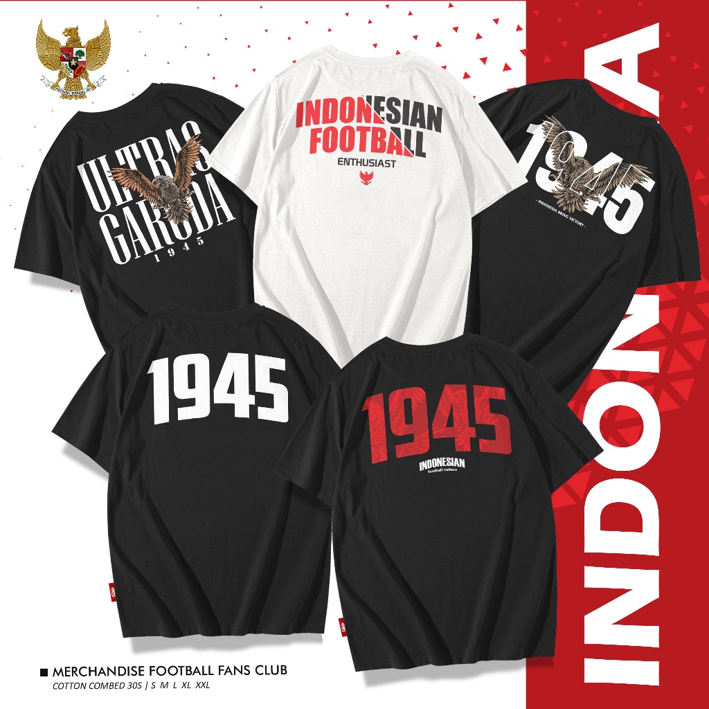 Jual Tshirt Kaos Suporter Sepak Bola Timnas Indonesia Ultras Garuda ...