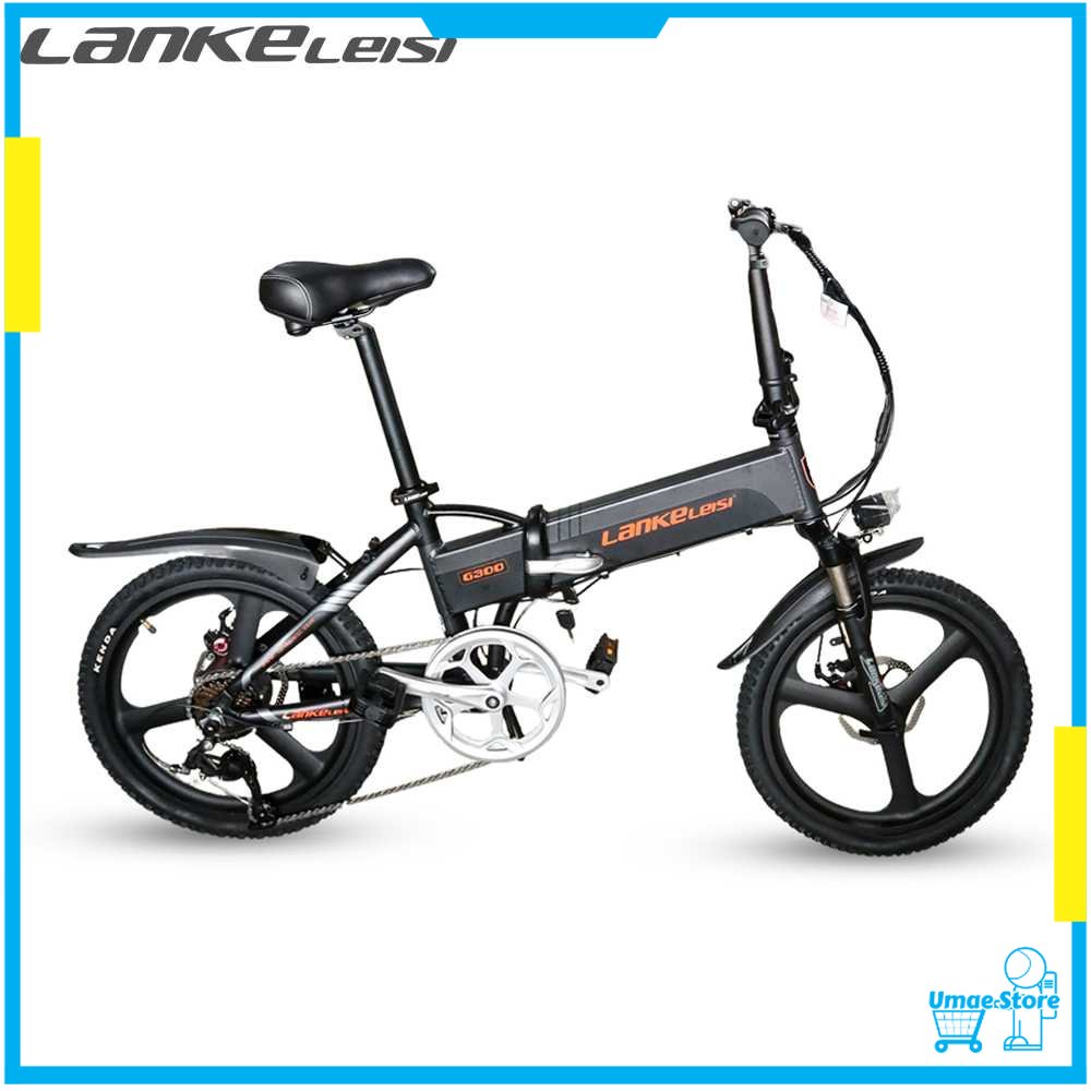 Jual Lankeleisi Sepeda Listrik Lipat Folding Bike Moped 48V 10Ah - G300 ...