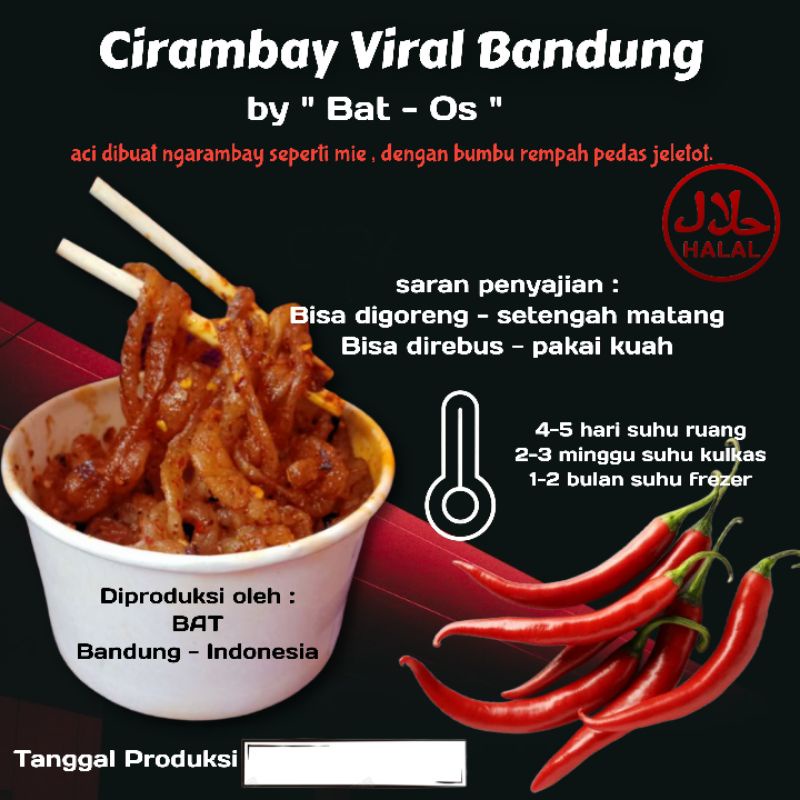 Jual Cirambay Viral dengan bumbu sachet ecer satuan | Shopee Indonesia