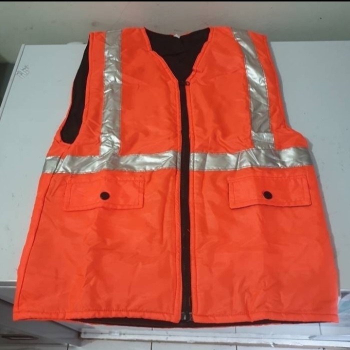 Jual ROMPI SAFETY PARASUT ORANGE/ROMPI BUSA WARNA ORANGE/ROMPI PARKIR ...