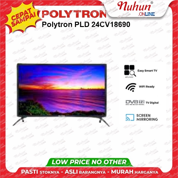 Jual Smart Tv Polytron LED TV PLD 24CV1869 24 INCH | Shopee Indonesia
