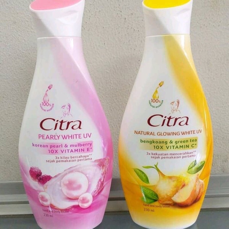 Jual Citra Hand & Body Lotion 210ml & 120ml / Citra Pearly White UV 210ml & 120ml / Citra ...