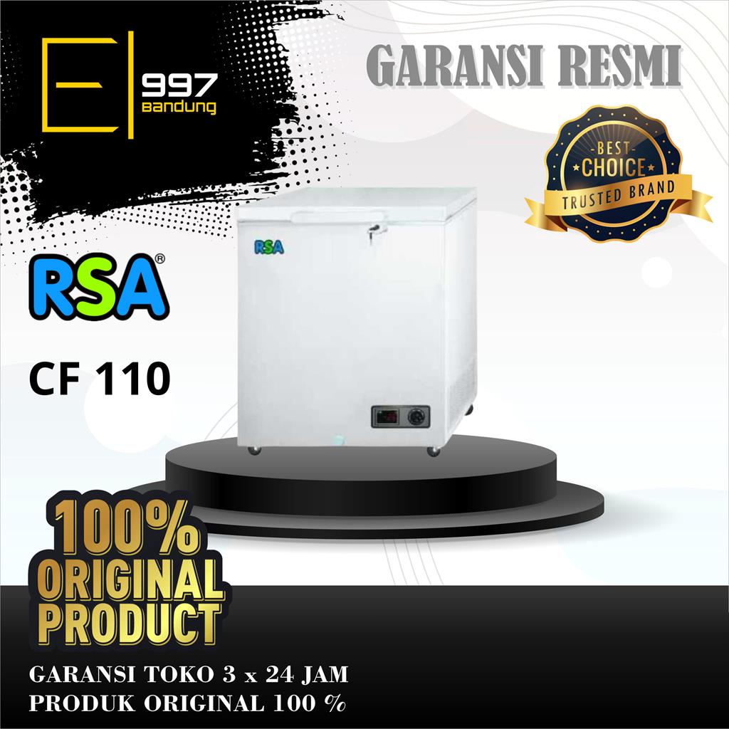 Jual RSA Chest Freezer CF110 / CF 110 , Freezer Box 110 Liter | Shopee ...