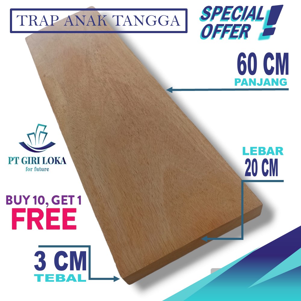 Jual Papan kayu Murah Mahoni Trap Anak Tangga Rumah Minimalis Motif ...