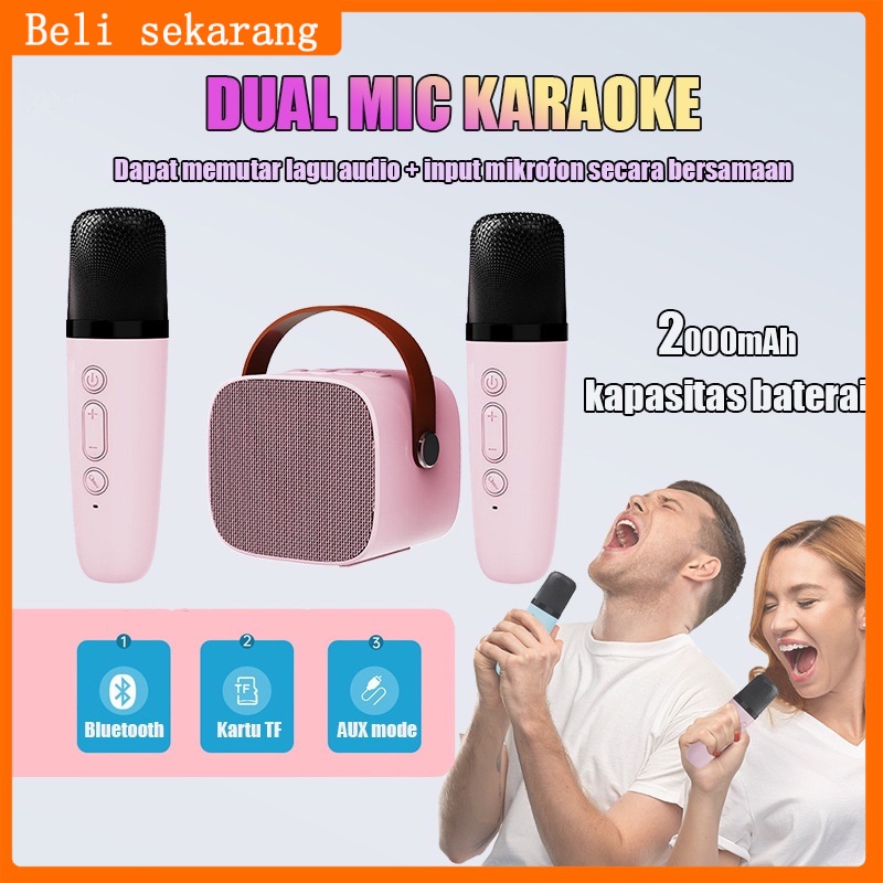 Jual Portable Mini Wireless Bluetooth Karaoke Speaker (HP/TV ...