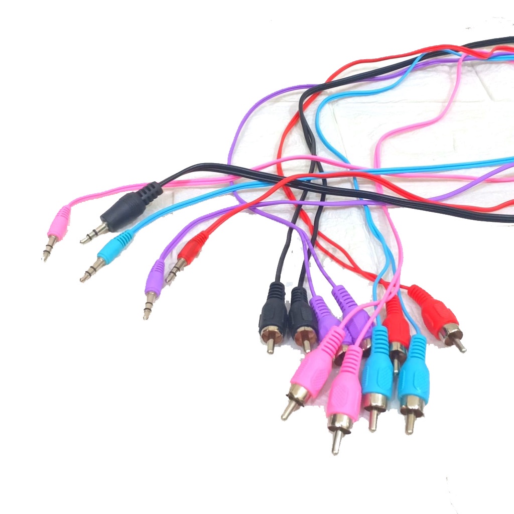 Jual Kabel RCA to AUX 2in1 2 to 1 | Shopee Indonesia