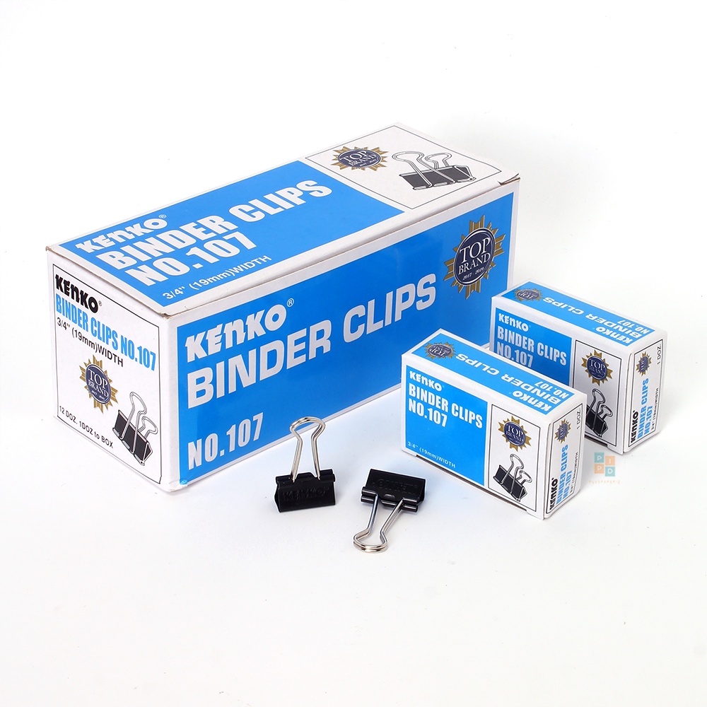 Jual KENKO - Binder Clip 107 Kliip Kertas - Pack | Shopee Indonesia