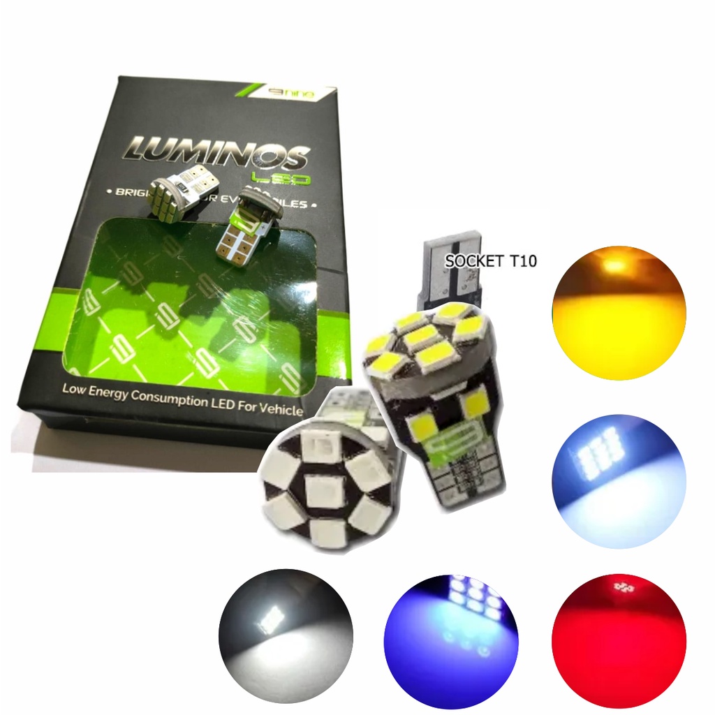 Jual T10 13 Mata Lampu Led Colok Sen Riting Senja Kota Motor Mobil ...