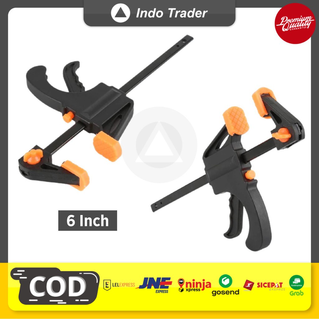 Jual Clamp Penjepit Kayu 6 inch 4 Inch Klem Kayu Dan Benda Lainnya ...