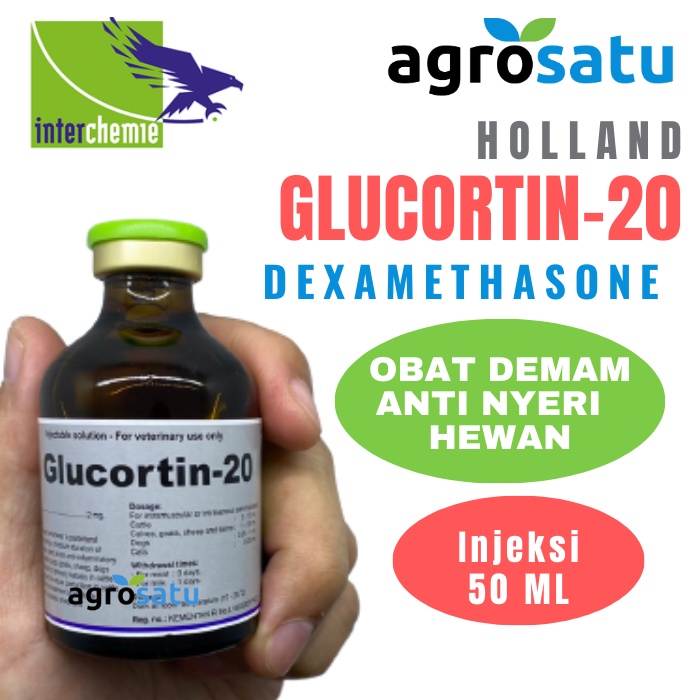Jual Glucortin 20 50ml Obat Demam Anti Radang Nyeri Analgesik ...