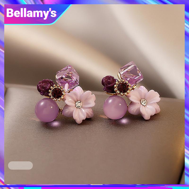 Jual COD ️ Anting Bunga Kristal Antik Anting Rasa Kelas Atas Anting ...