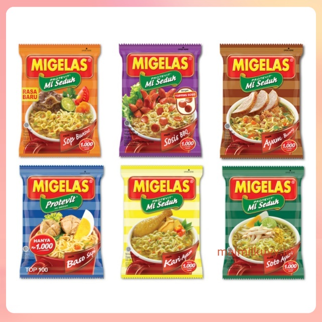 Jual MIGELAS RENCENG ISI 10 x 28 GRAM RENCENG MI SEDUH GELAS MIE SACHET ...