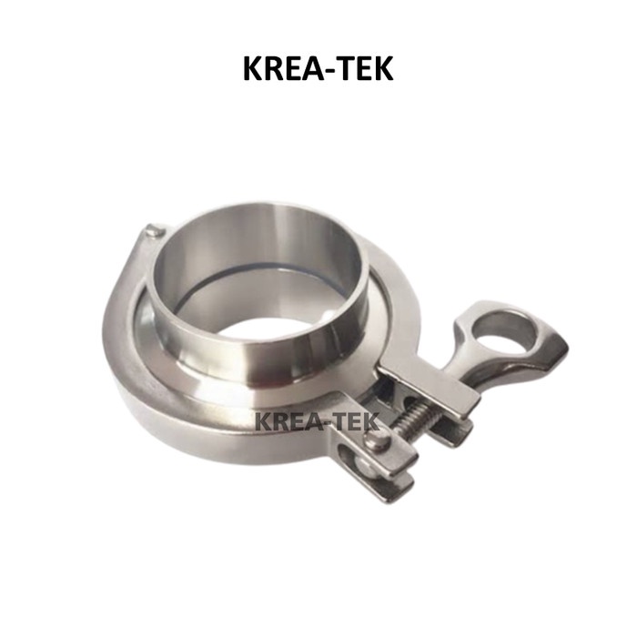 Jual 2,5" Clamp ferrule SS 316 Set complete 21/2 Inch ferule komplit SS ...