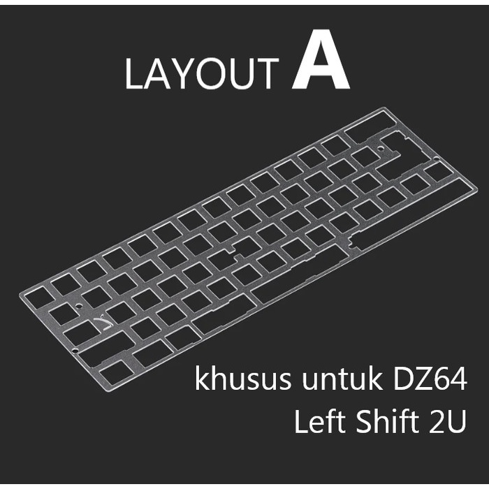 Jual KBDFANS 60% PC PLATE / POLYCARBONATE PLATE - Mechanical Keyboard ...
