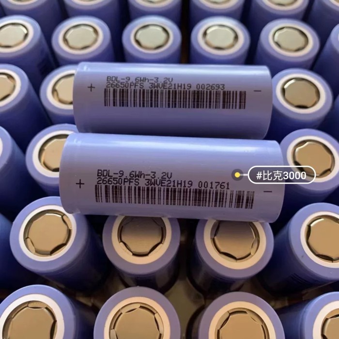 Jual 26650 lifepo4 BAK 10C Continous 3.2V 3000mAh | Shopee Indonesia