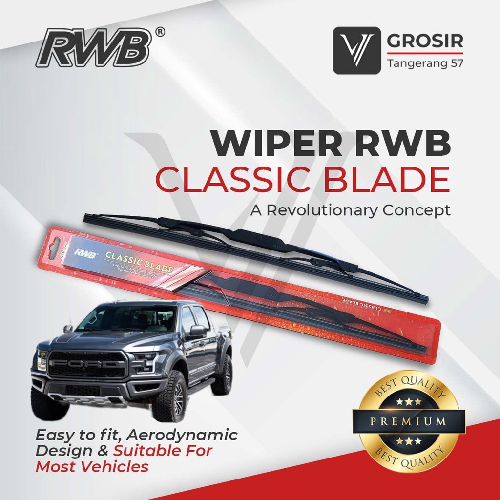 Jual WIPER FORD RANGER RAPTOR T6 2019 Classic Blade RWB 2 PCS | Shopee ...