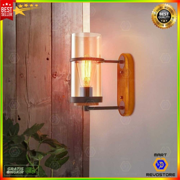 Jual Lampu Dinding Dekorasi Rumah Desain Vintage Minimalis Wall Lamp ...