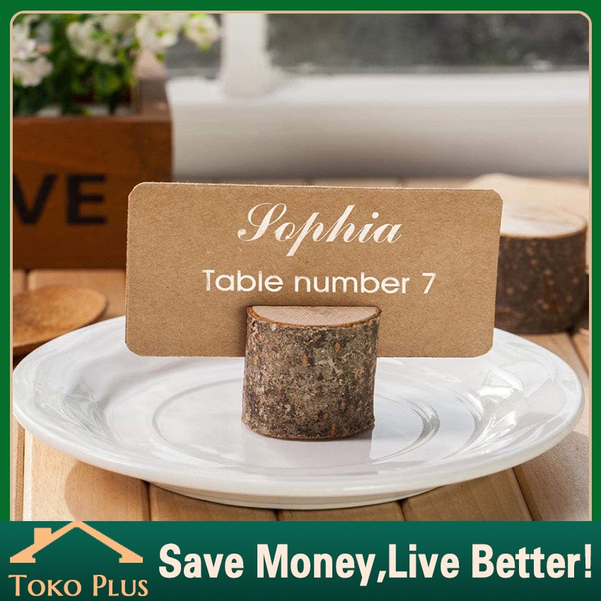 Jual Dekornata Wooden Card/Photo Holder / Tatakan Stand Holder Kayu ...