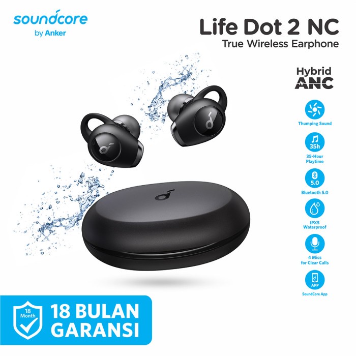 Jual Anker Soundcore Life Dot 2 True Wireless Earphone ANC TWS - A3931 ...