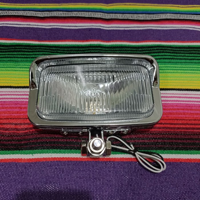 Jual LAMPU DEPAN CHOPPER HEADLIGHT KOTAK SQUARE BOBBER FLATTRACKER ...