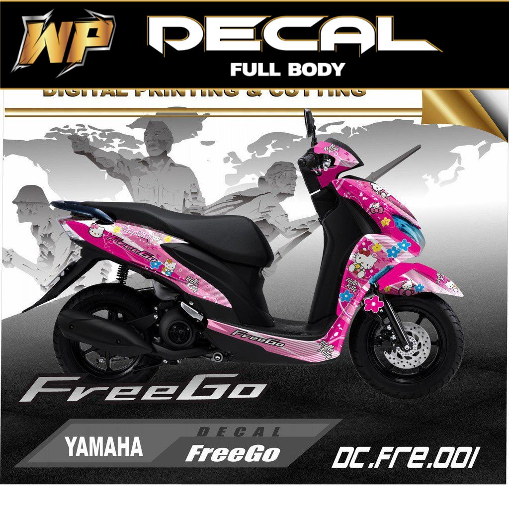 Jual Decal Sticker Yamaha FREEGO full body - Stiker Dekal full body ...