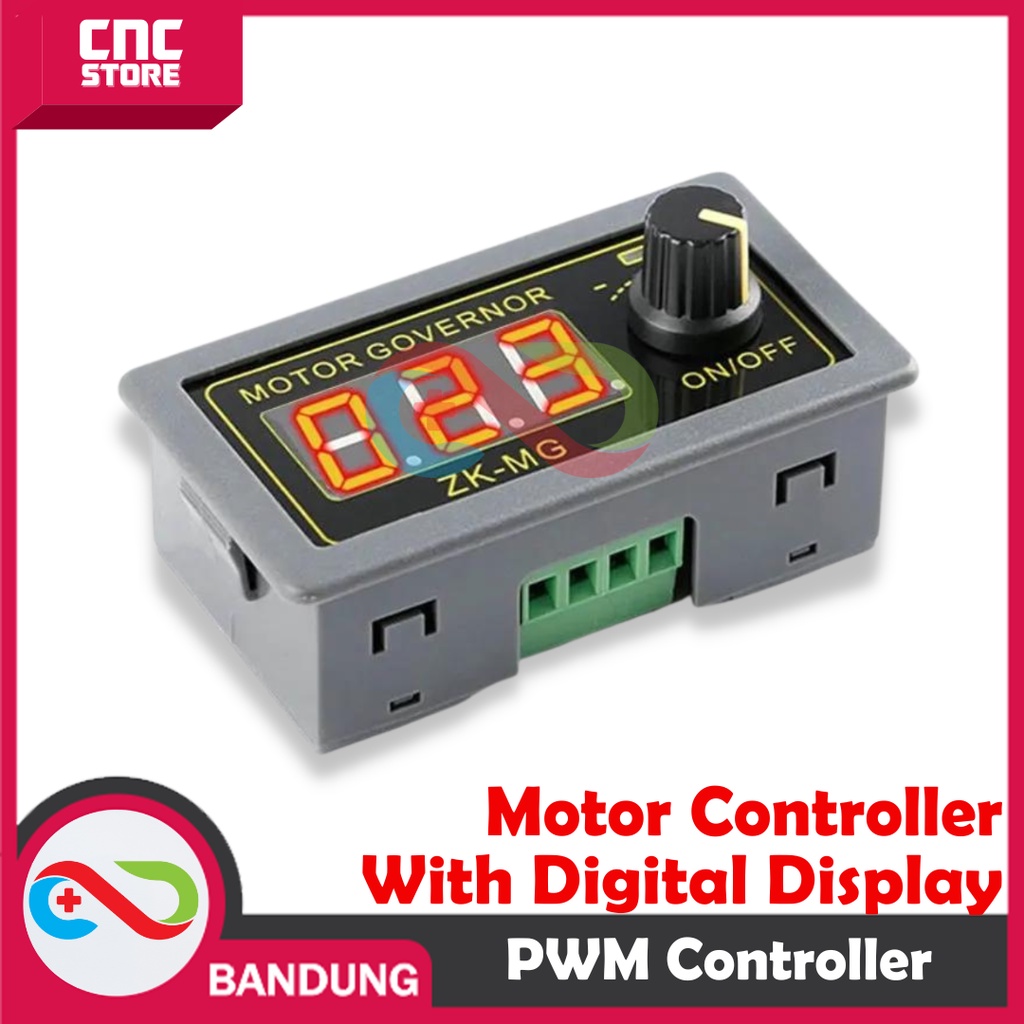Jual MOTOR SPEED CONTROLLER DC PWM DIGITAL DISPLAY 5A DC 5-30V 150W ...
